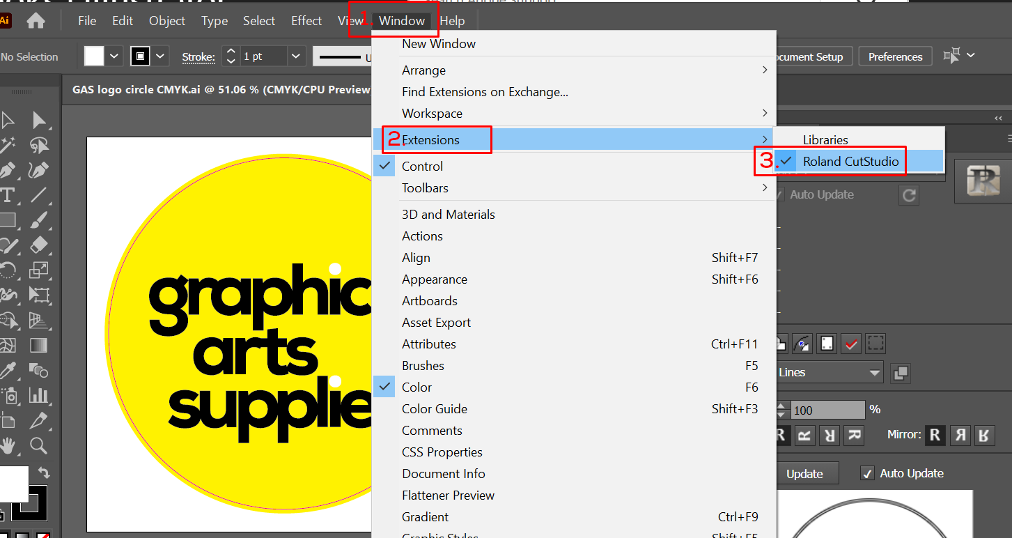 CUTSTUDIO - Plug-in for Adobe Illustrator – Graphic Arts Supplies